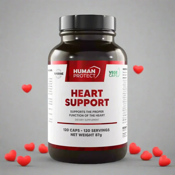HUMAN PROTECT Heart Support – 120 Vegan Caps. – Supplement-Support.com