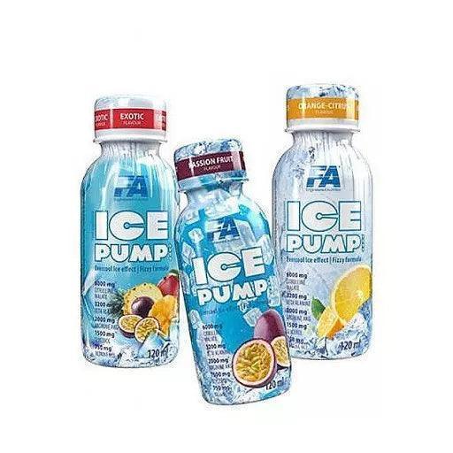 FA NUtrition ICE PUMP Shot Pre Workout Booster 120ml – Supplement ...