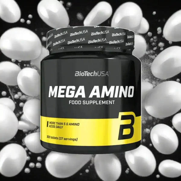 BioTech USA MEGA Amino 300 Tabs - Aminosäuren - Proteine – Supplement ...